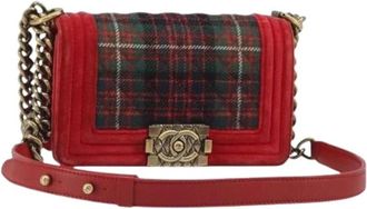 Chanel Sac bandouli&egrave;re vintage doccasion - Femme - Pre-owned - Rouge - Taille: ONE Size