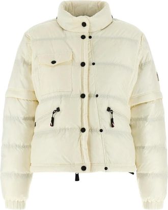 Moncler Femme, Vestes, Blanc, Taille: 36 FR Mauduits Down Jacket