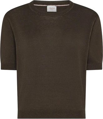 Cruna Femme, Tops, Brun, Taille: 40 FR Mila 2653 T-shirt