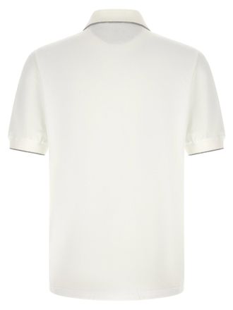 Brunello Cucinelli Techno Piquet Polo Shirt - Cream