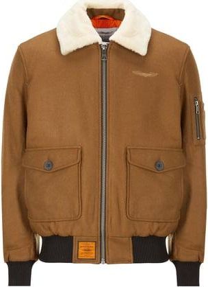 Bombers Original Blouson en laine m&eacute;lang&eacute;