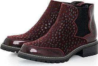 Ruby Shoo Ronni Bottines Chelsea flexibles et décontractées Bleu marine/noir 36-43, bordeaux, 37 EU