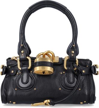 Chlo&eacute; Femme, Sacs, Noir, Taille: ONE Size Small Paddington Bag