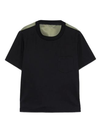 sacai pocket-detail T-shirt - Bleu
