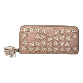 Loewe Pre-owned Leder Portemonnaie - - Pre-owned - Damen - Rosa - ONE SIZE