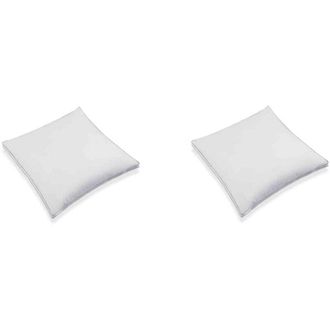 Simmons Lot de 2 oreillers Microgel Moelleux percale Simmons 50x70