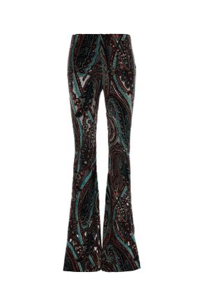 Etro Printed Trousers - Black