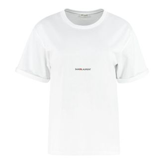 Saint Laurent T-Shirt - - Tops - Damen - Wei&szlig; - M