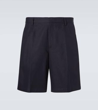 Ermenegildo Zegna Bermuda-Shorts aus Baumwolle und Leinen