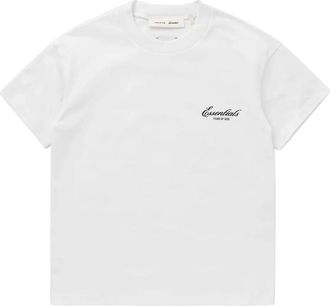 Fear of God Femme, Tops, Blanc, Taille: 38 FR Classic Short Sleeve Tee
