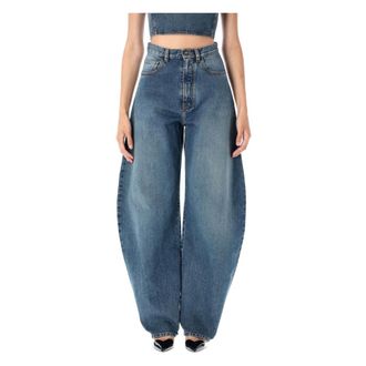 Alaia Damen, Jeans, Blau, XSGr&ouml;&szlig;e