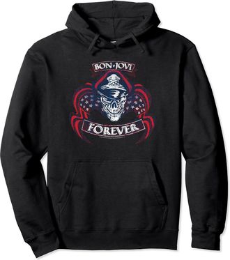 Bon Jovi Forever Skull Pullover Hoodie