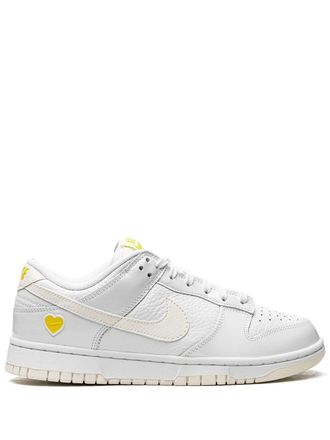 Nike baskets Dunk Yellow Heart - Blanc