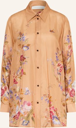 Zimmermann Hemdbluse Patience Aus Seide braun