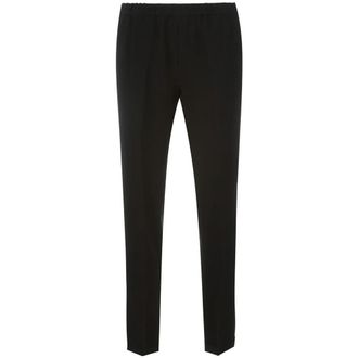 Alberto Biani Schwarze Color Block Straight Hose - - Trousers - Damen - Schwarzk - XS