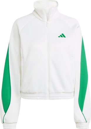 adidas Womens Stadium Trainingsjacke White/Green S