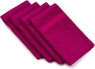 Gözze New York Gästetücher, 4er-Set, Weich und saugfähig, 100% Baumwolle, 30 x 50 cm - Cyclam
