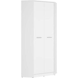 PEGANE Placard armoire dangle de 2 portes coloris Blanc - Longueur 79,5 x Largeur 79,5 x Hauteur 197 cm