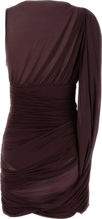Magda Butrym Bordeaux Exterior: Cupro Elastane Abiti Dress