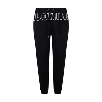 Moschino Logo Print Fleece Joggers - - Trousers - Herren - Schwarzk - M