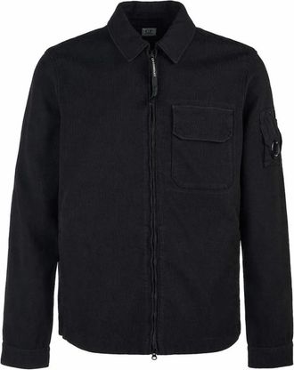 C.P. Company C.p. Company, Homme, Vestes, Noir, Taille: 2XL Ribbed Nylon Bomber Jacket