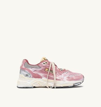 Autry SNEAKERS HYPERWAY SUPER VINTAGE AUS WILDLEDER IN BABOL UND SILBER