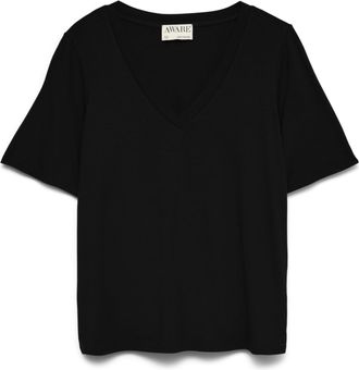 Vero Moda Awrita Ss V-Neck T-Shirt Noos