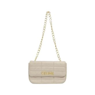 Celine Pre-owned Goatskin Shoulder Bag - - Pre-owned - Damen - Beige - ONE SIZE