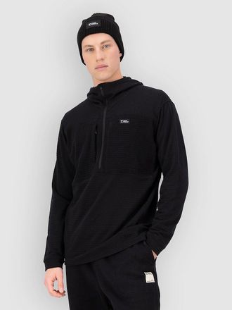 Mons Royale Offgrid Merino 1/2 Half-Zip Pull polaire noir