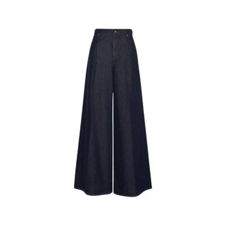 Max Mara Femme, Jeans, Bleu, Taille: 34 FR Jean large