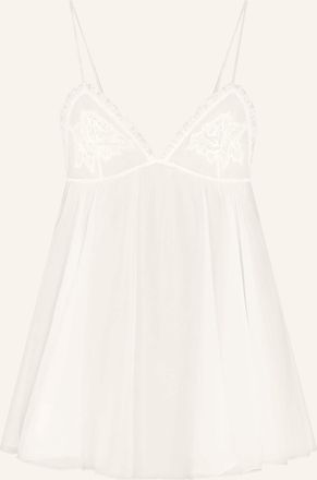 SKIMS Skims Schlaftop Skims Romance Aus Seide weiss