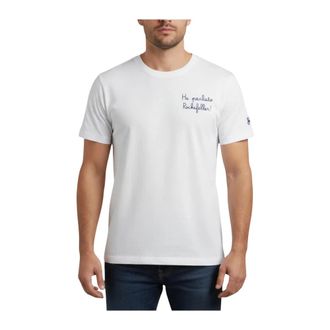 MC2 Saint Barth Homme, Tops, Blanc, Taille: XL Portofino T-Shirt