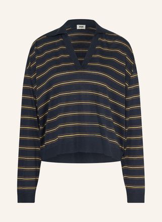 Drykorn Drykorn Strick-Poloshirt Pirill blau