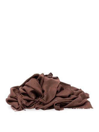Brunello Cucinelli &Eacute;charpe - Marron Fonc&eacute;