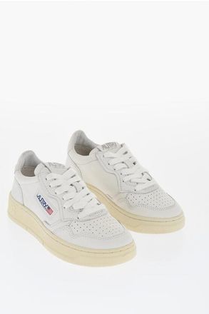 Autry Leather MEDALIST Low Top Sneakers size 36