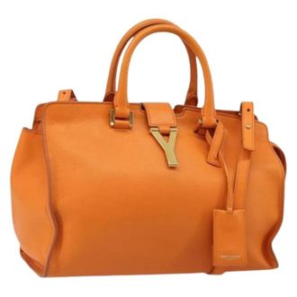 Saint Laurent Sac &agrave; main vintage doccasion - Femme - Pre-owned - Orange - Taille: ONE Size