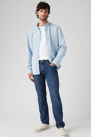 Levi's Jean 502 Taper Lightweight Lin+ Denim - Homme - Bleu / Part The Sea Lightweight - 28X32