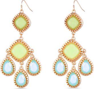 Susan Caplan Vintage boucles doreilles pendantes (1980)