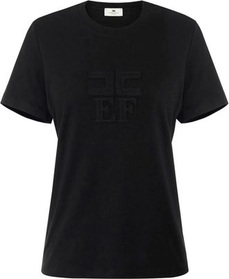 Elisabetta Franchi Damen, Oberteile, Schwarzk, 2XLGr&ouml;&szlig;e