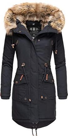 Navahoo Rosinchen Manteau dhiver Parka avec Capuche pour Femme Bleu XS