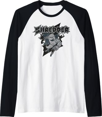 Teenage Mutant Ninja Turtles TMNT Teenage Mutant Ninja Turtles Shredder Klassischer Zeichentrickfilm Raglan
