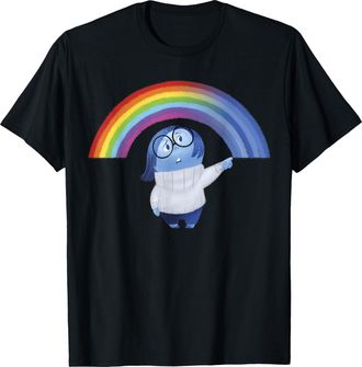 Disney Inside Out Sadness Rainbow Graphic T-Shirt T-Shirt