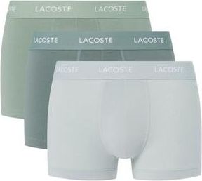 Lacoste Lot de trois boxers en coton m&eacute;lang&eacute;