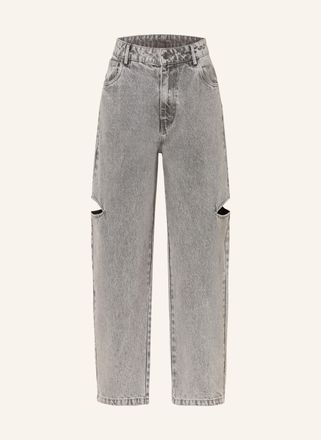 Karo Kauer Karo Kauer Barrel Jeans Mit Cut-Outs grau