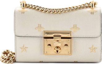 Gucci Padlock Printed Leather Small shoulder bag - Tons neutres