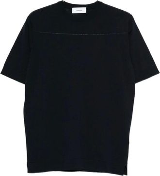 Lardini Homme, Pulls, Bleu, Taille: M Maglia girocollo in maglia manica corta