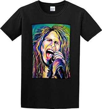 Rive Mens Steven Tyler T Shirt Short-Sleeve for Men L