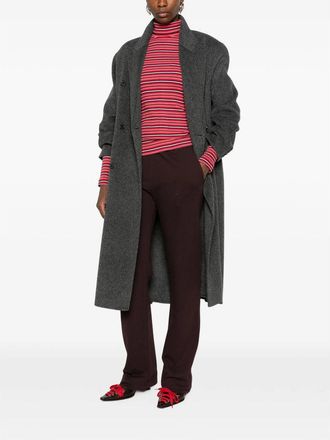 Dries Van Noten Cotton Jersey Track Pants - Brown