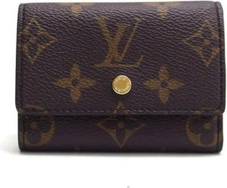 Louis Vuitton unisex, Pre-owned, Brun, Taille: ONE Size Portefeuille en toile Pre-owned