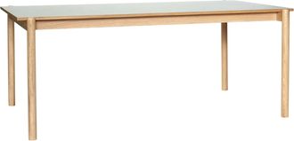 Hübsch Table à manger en chêne Oblique Hübsch